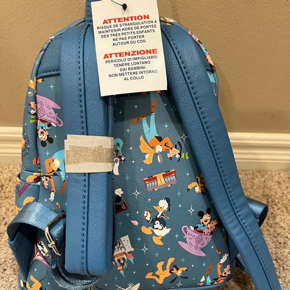 Loungefly | Bags | Blue Disneyland Loungefly Mini Backpack | Poshmark